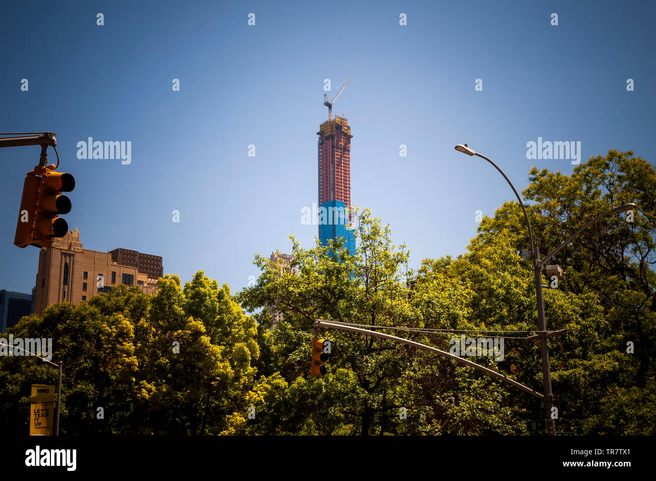 The Extell development, Central Park Tower on West 57th Street ...