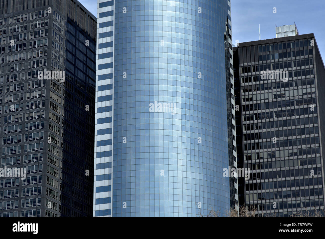 Tall buildings with shadow windows hi-res stock photography and images ...