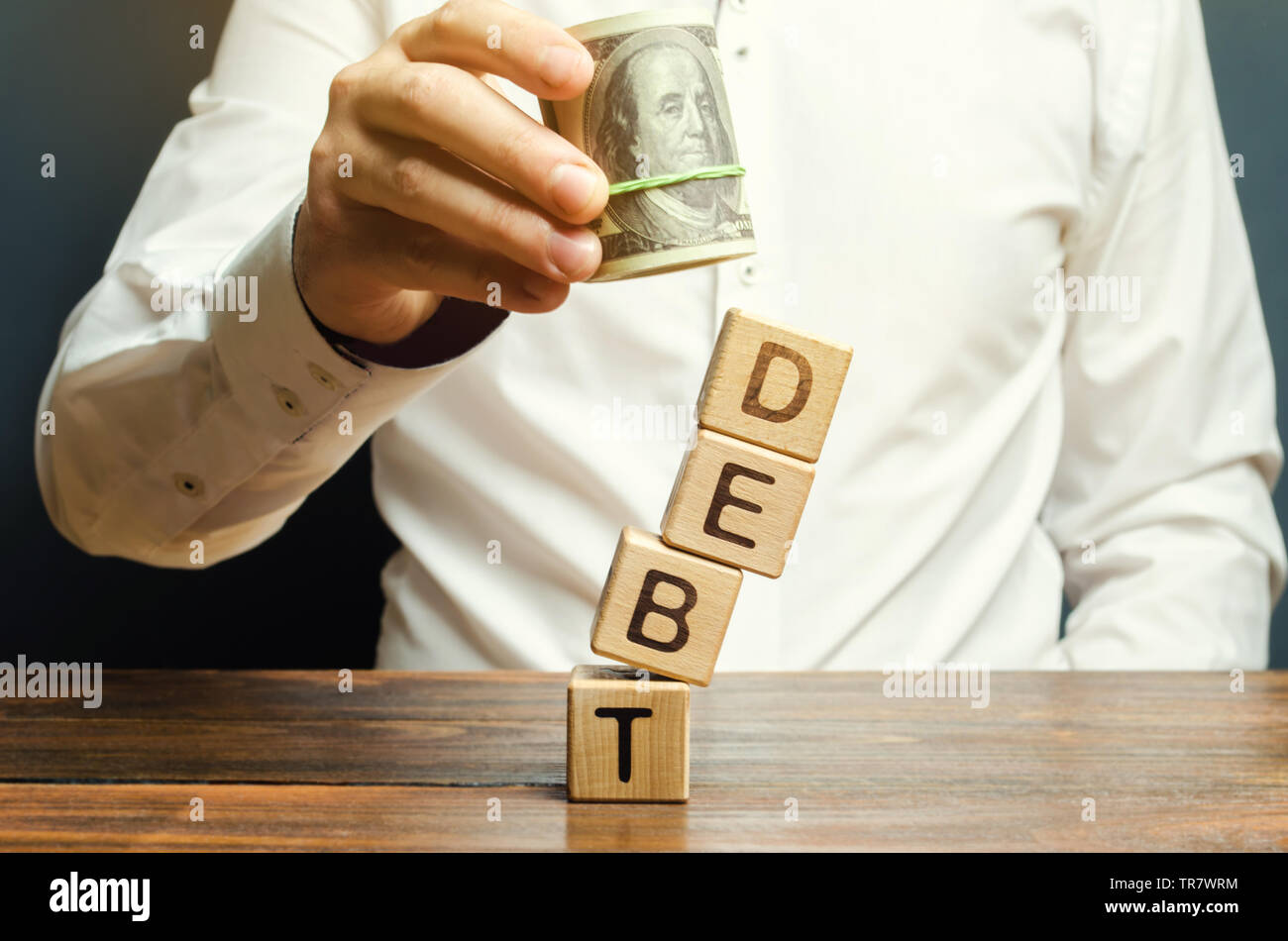 Debt total hi-res stock photography and images - Alamy