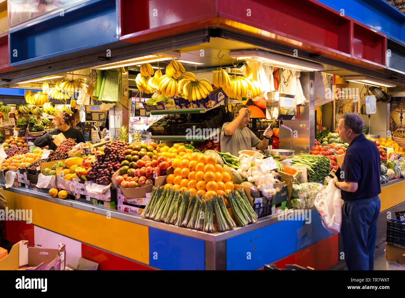Mercado Central de Atarazanas , Malaga , Spain Stock Photo - Alamy