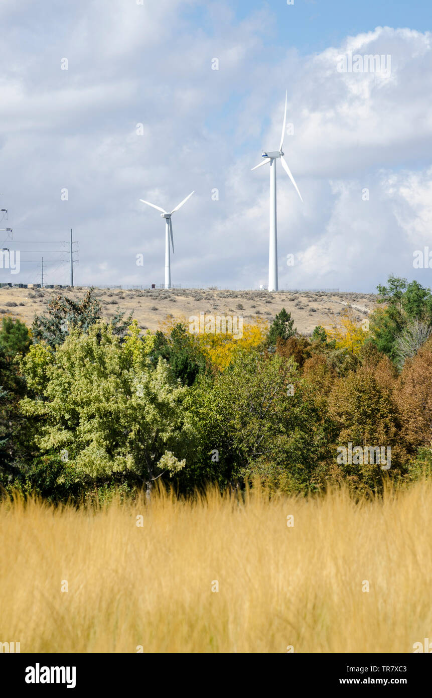 Renewable Energy Wind Turbines Stock Photo - Alamy