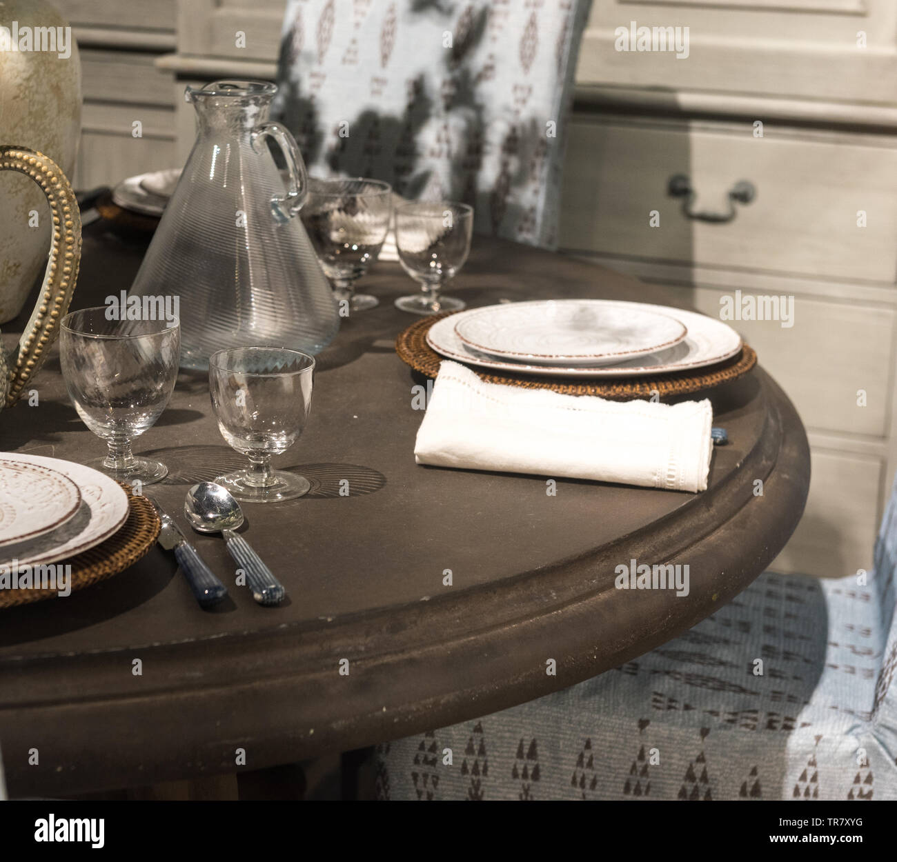 Natural and SImple Luxury Tableware and Crockery Stock Photo - Alamy