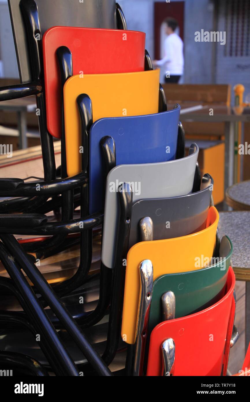 Stacking stools hi-res stock photography and images - Alamy