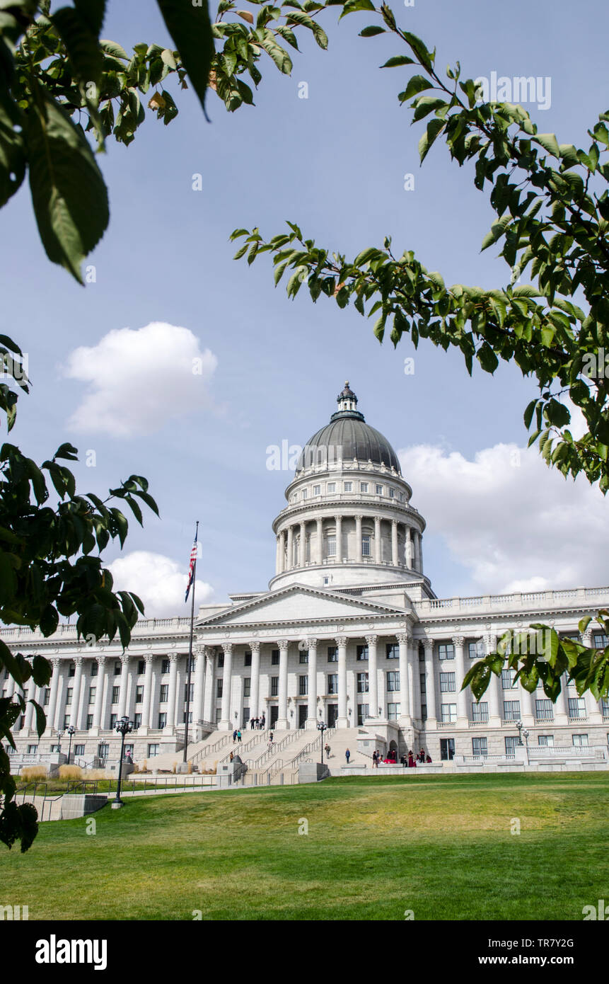 Utah State Capitol Building Exterior Stock Photo - Alamy