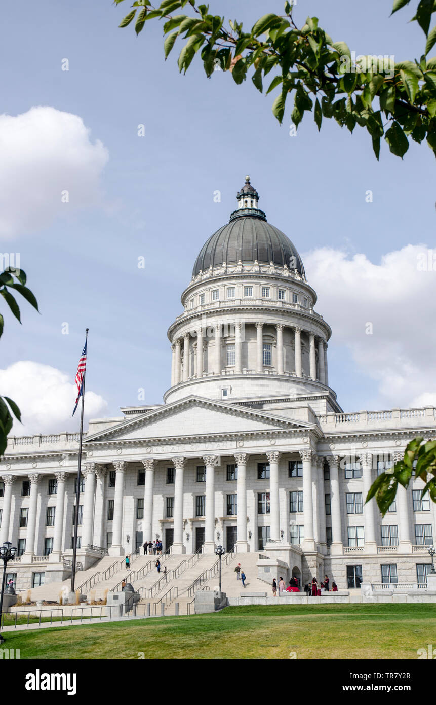 Utah State Capitol Building Exterior Stock Photo - Alamy