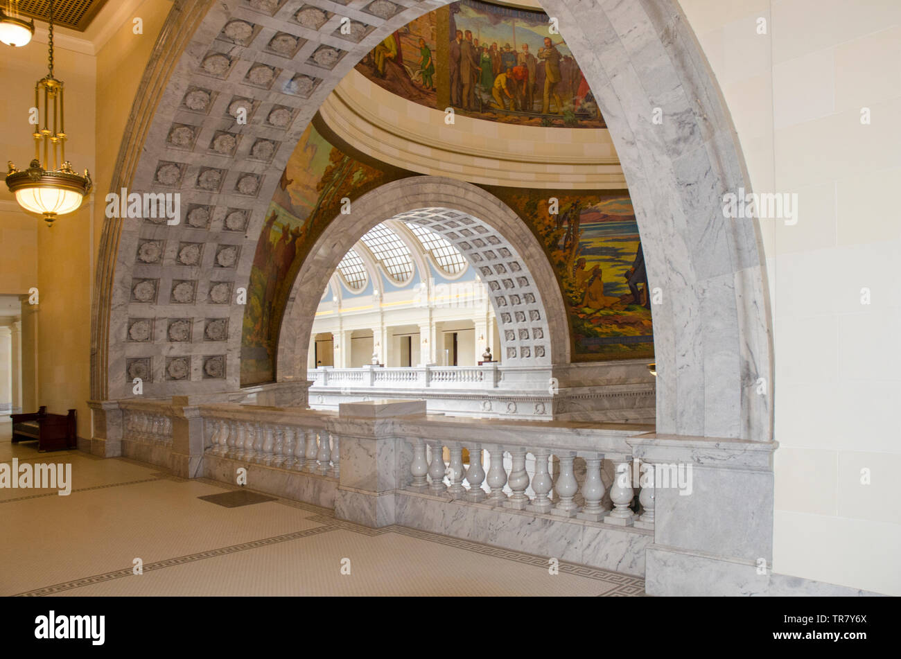 Utah State Capitol Building Interior Stock Photo - Alamy