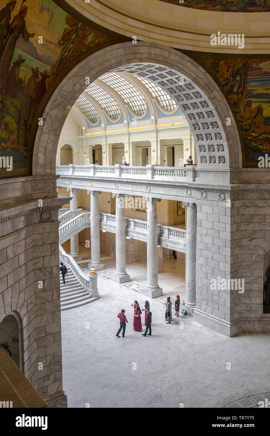 Utah State Capitol Building Interior Stock Photo - Alamy