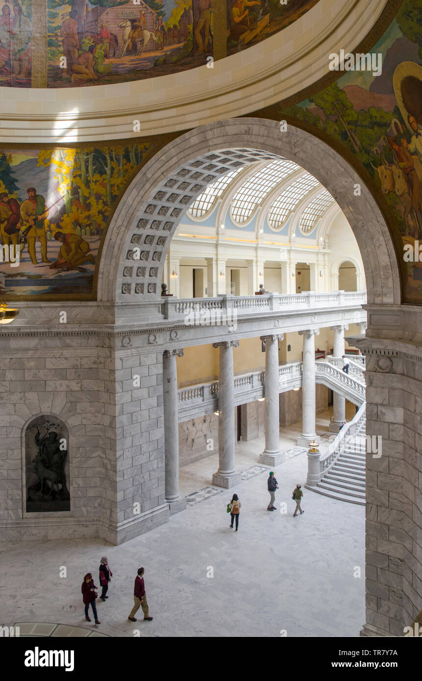 Utah State Capitol Building Interior Stock Photo - Alamy