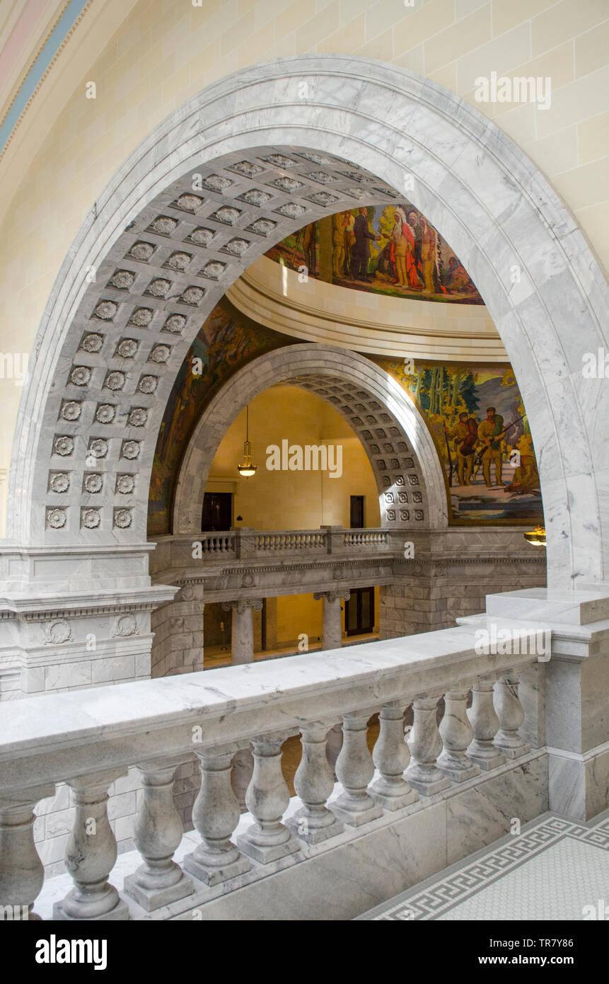 Utah State Capitol Building Interior Stock Photo - Alamy