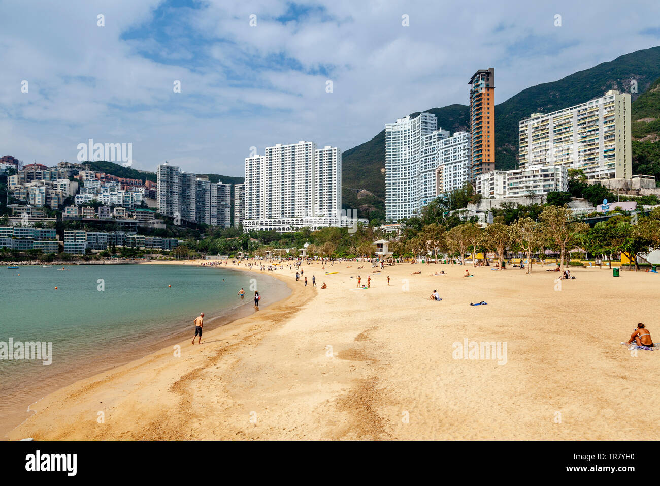 The Sandy Beach At Repulse Bay, Hong Kong, China Stock Photo - Alamy