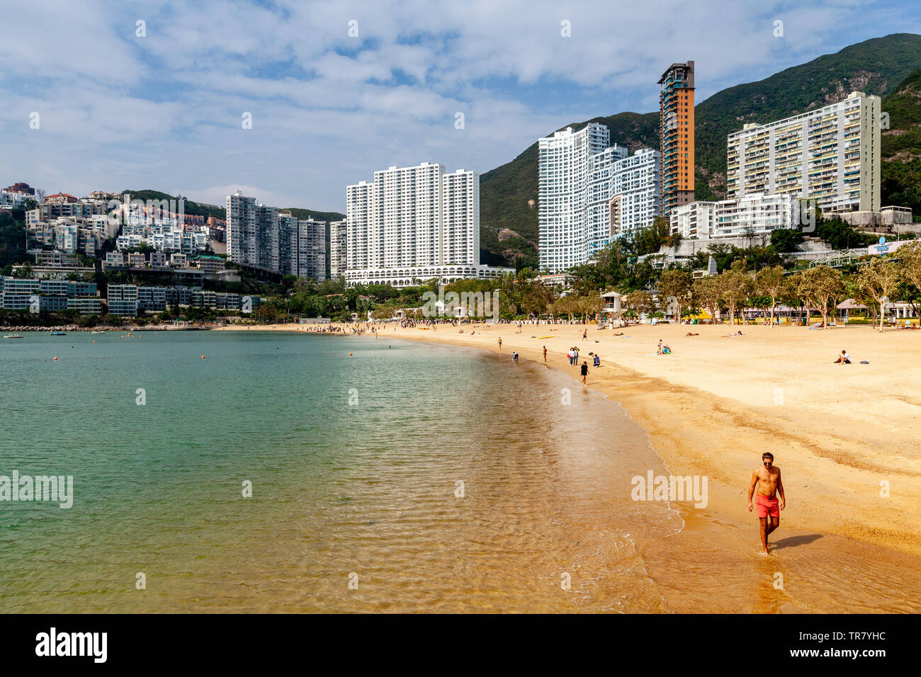 The Sandy Beach At Repulse Bay, Hong Kong, China Stock Photo - Alamy