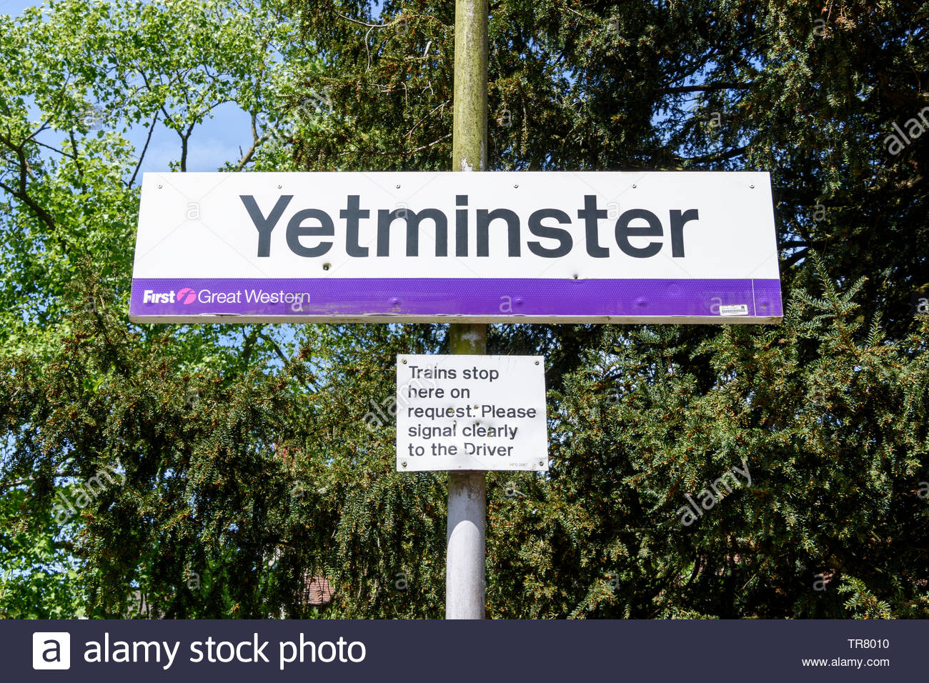 Signpost Railway High Resolution Stock Photography and Images - Alamy