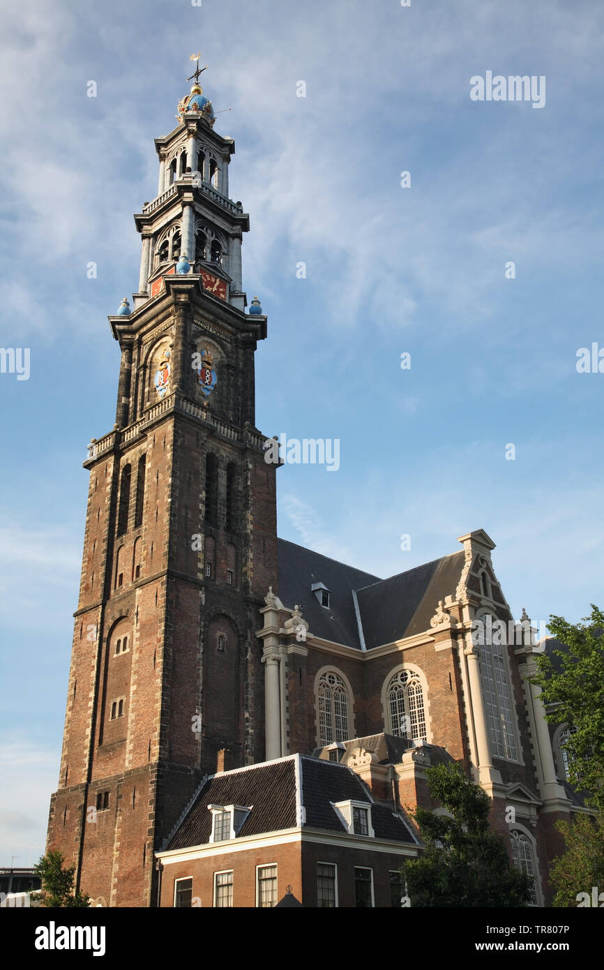 Westerkerk church in Amsterdam. Netherlands Stock Photo - Alamy