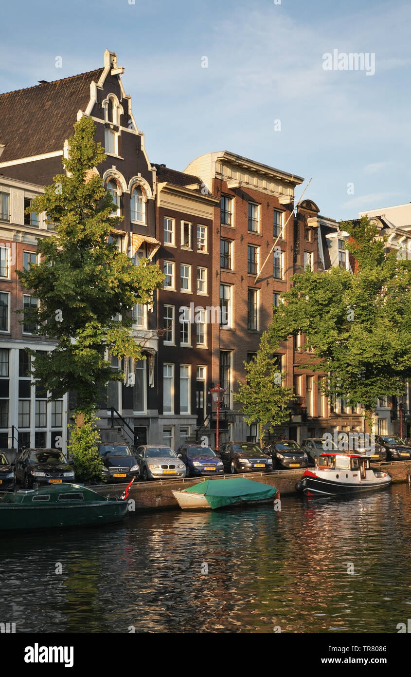 Keizersgracht - Imperial Canal in Amsterdam. Netherlands Stock Photo ...