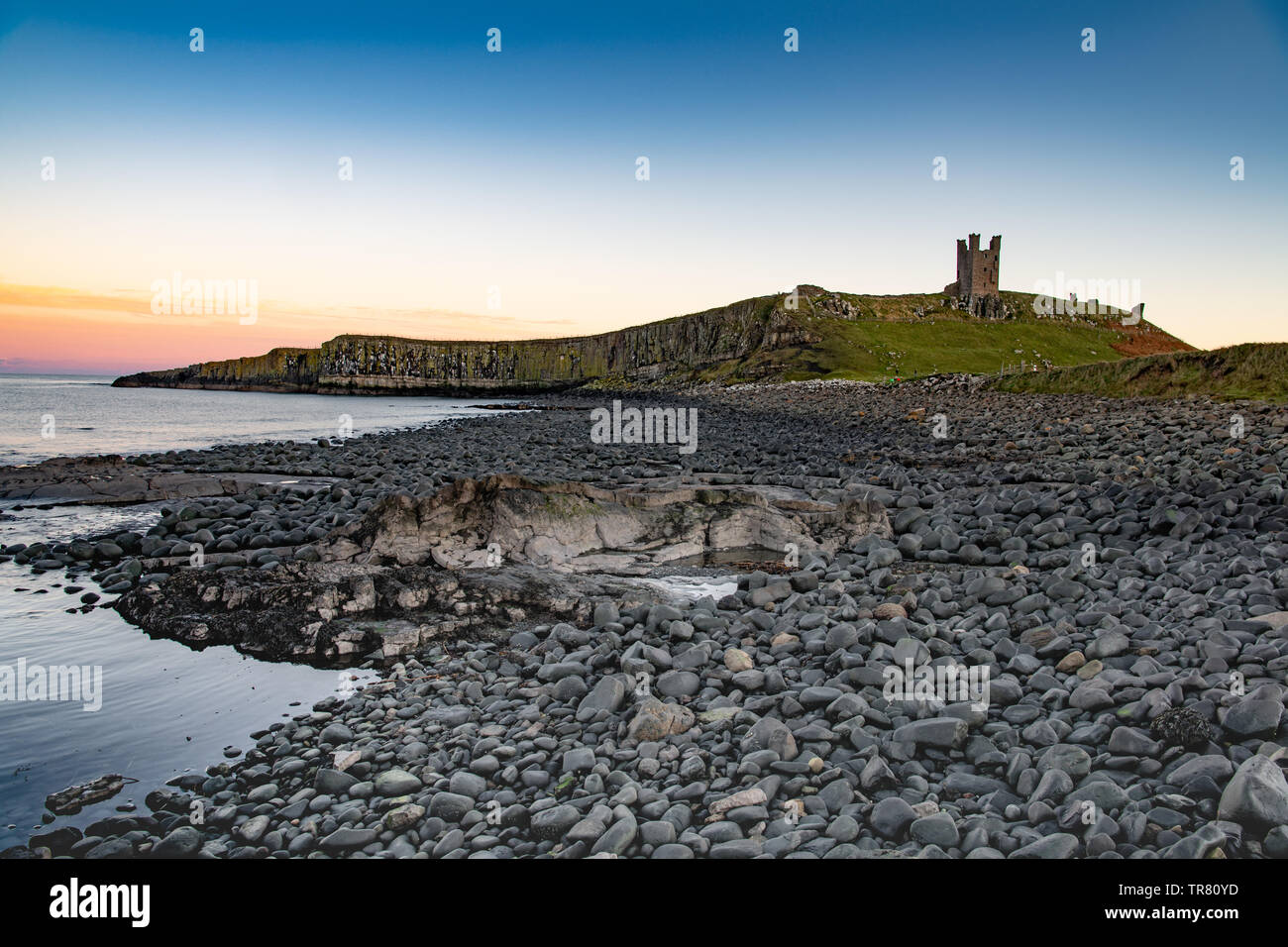 Dunstanburgh Castle, Northumberland Stock Photo - Alamy