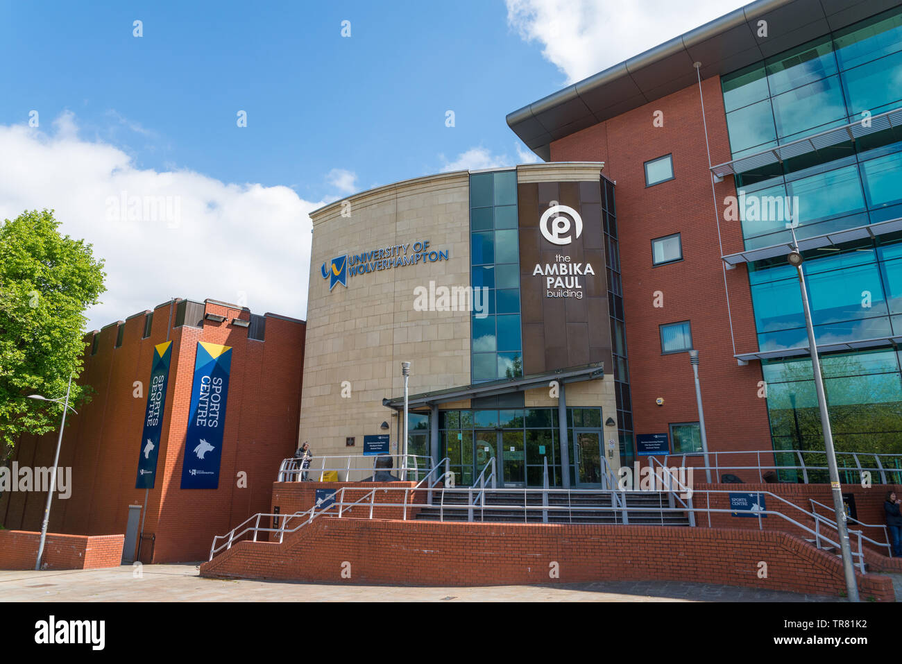 The Ambika Paul Building, part of the University of Wolverhampton Stock ...