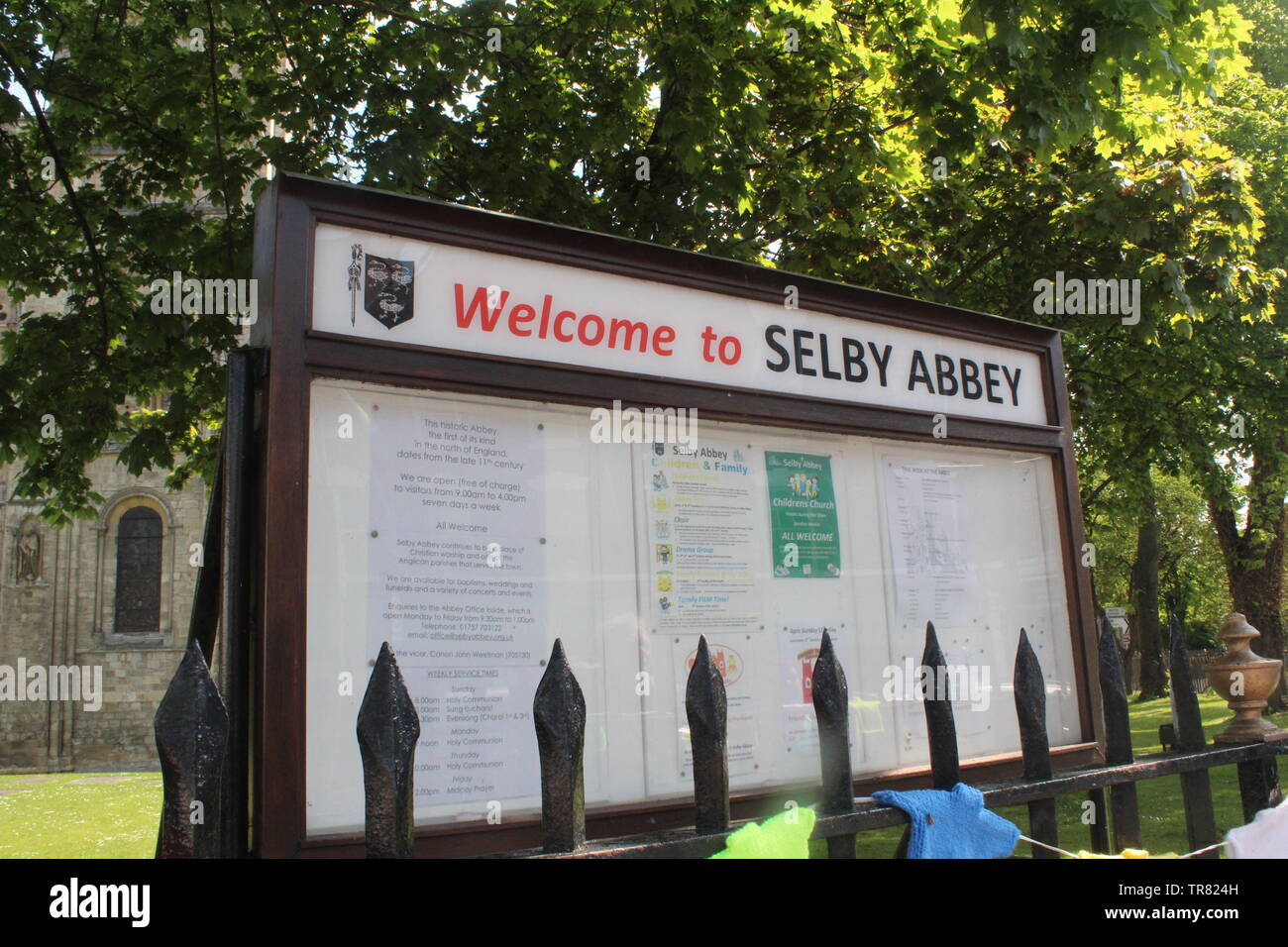 Selby Abbey,medieval abbey church North Yorkshire, England UK Stock ...