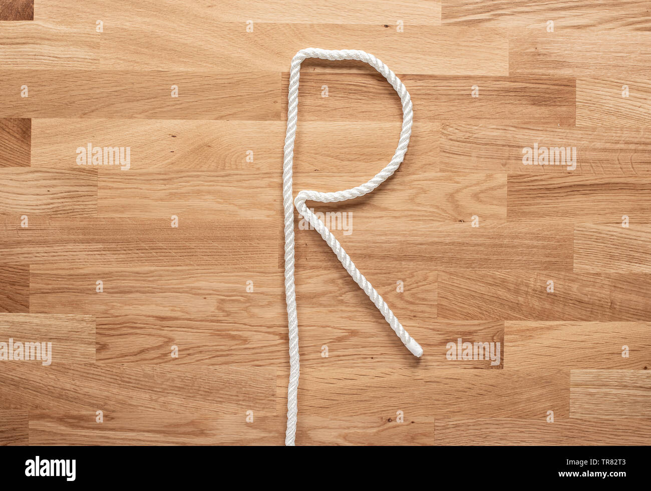Rope alphabet letter r hi-res stock photography and images - Alamy