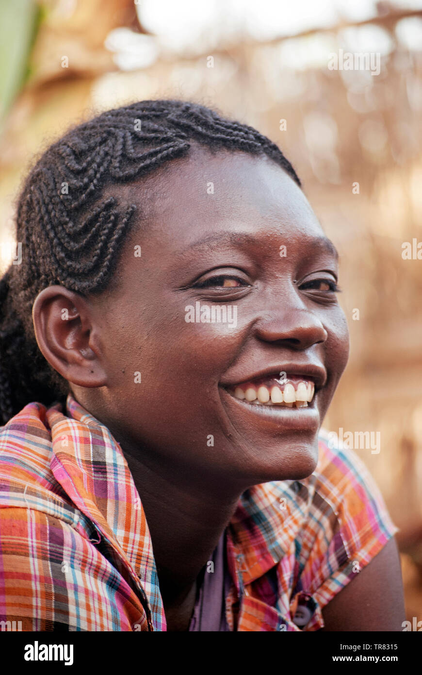Portrait of woman, Dorze tribe, Ethiopia Stock Photo - Alamy
