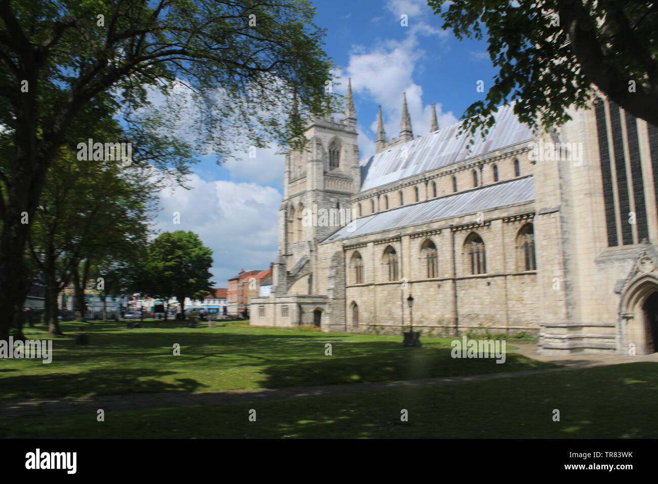 Selby Abbey,medieval abbey church North Yorkshire, England UK Stock ...