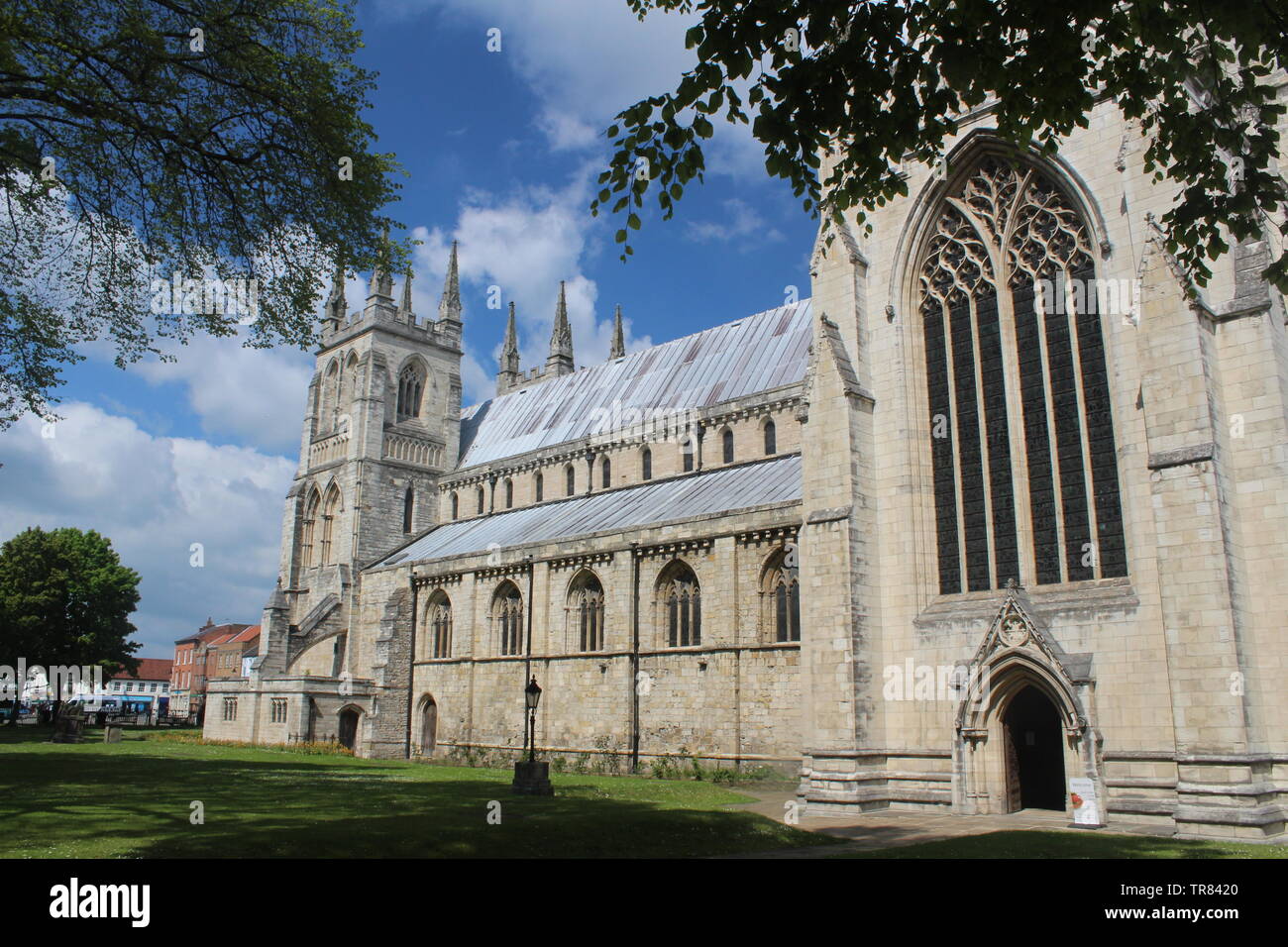 Selby Abbey,medieval abbey church North Yorkshire, England UK Stock ...
