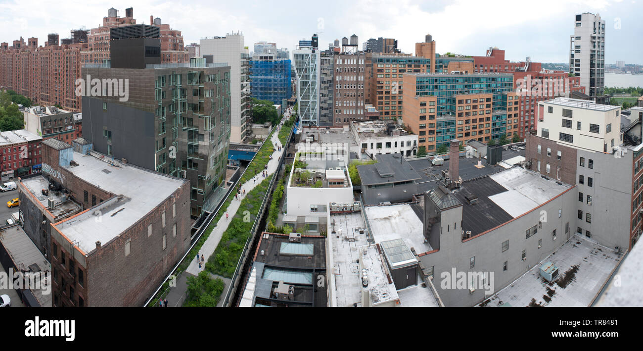 The High Line in the west side of Manhattan, New York, USA Stock Photo ...