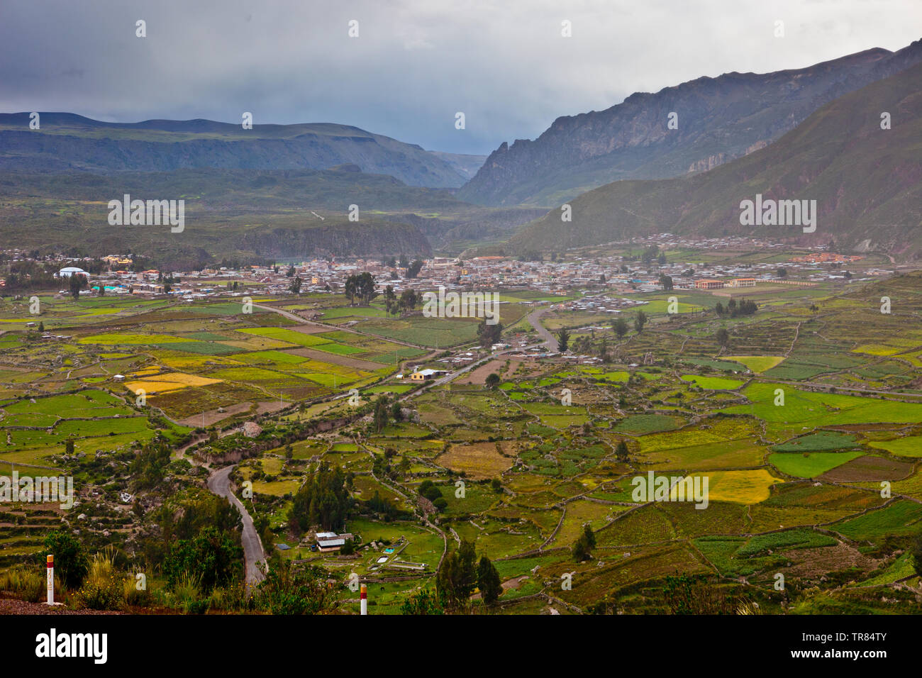 On the road to Colca Canyon,near Chivay Stock Photo - Alamy
