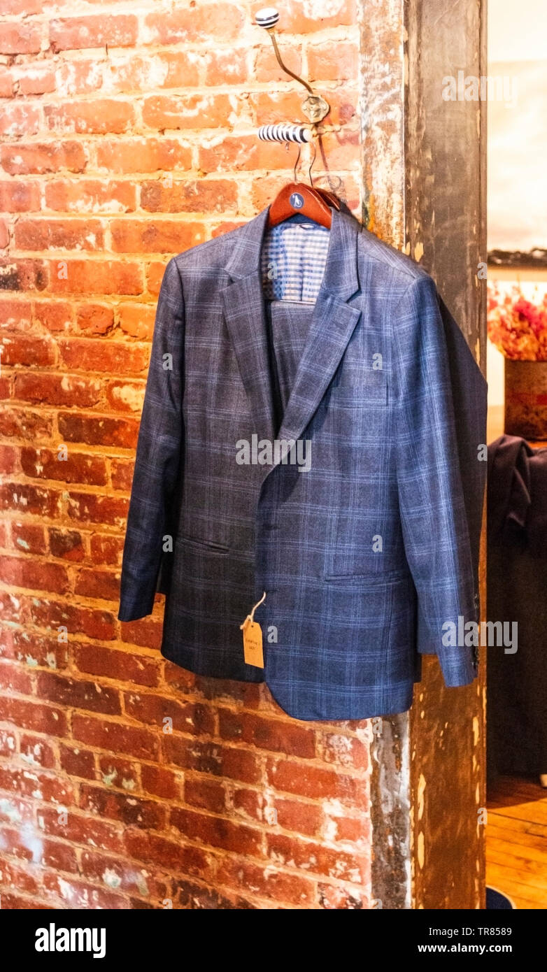 Hanging suit jacket hi-res stock photography and images - Alamy
