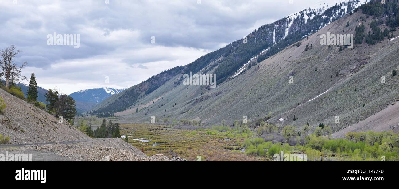 Sun Valley, Badger Canyon in Sawtooth Mountains National Forest ...