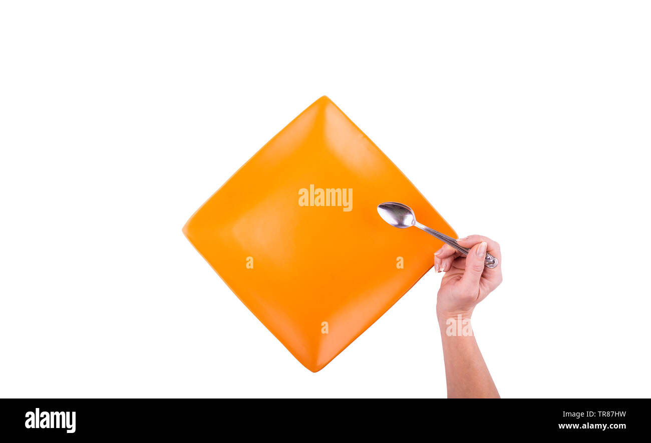 Spoon gesture Cut Out Stock Images & Pictures - Alamy