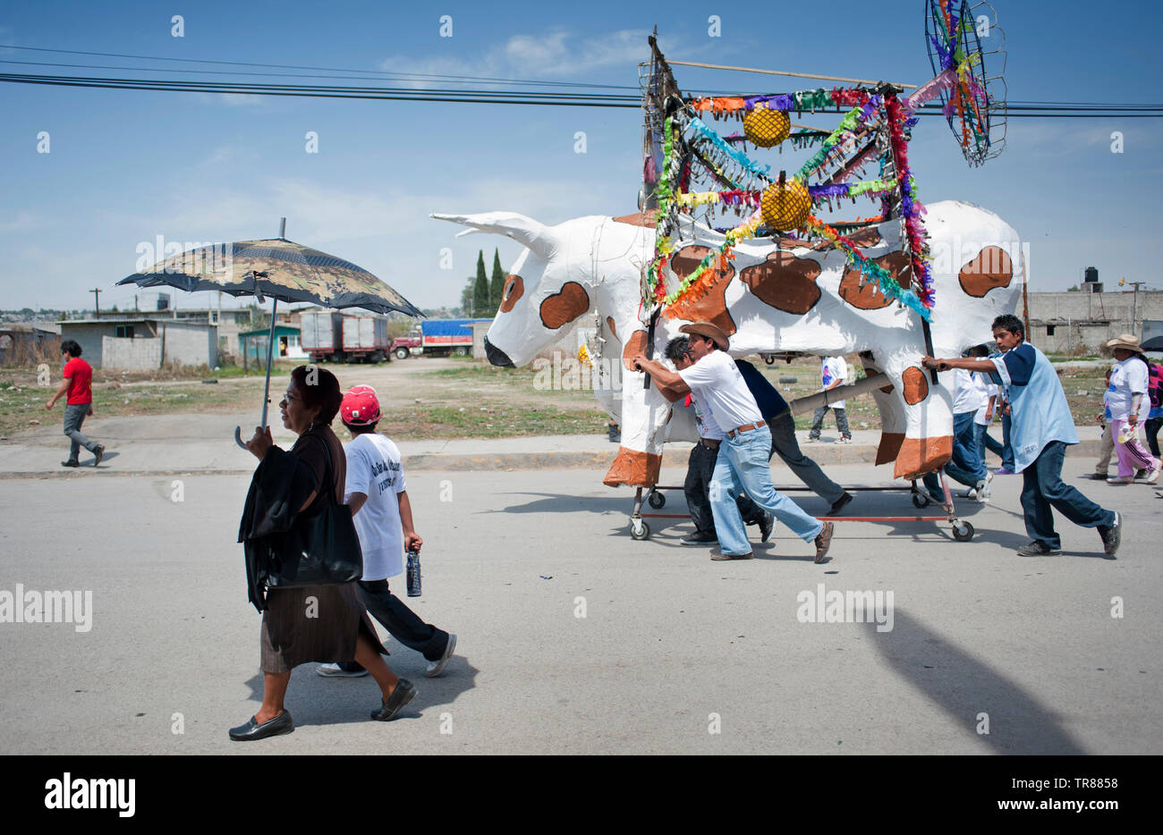 The "Toros" or bulls of Tultepec is a yearly tradition where the town ...