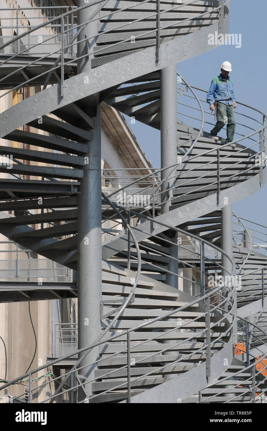 Helicoidal stairs hi-res stock photography and images - Alamy