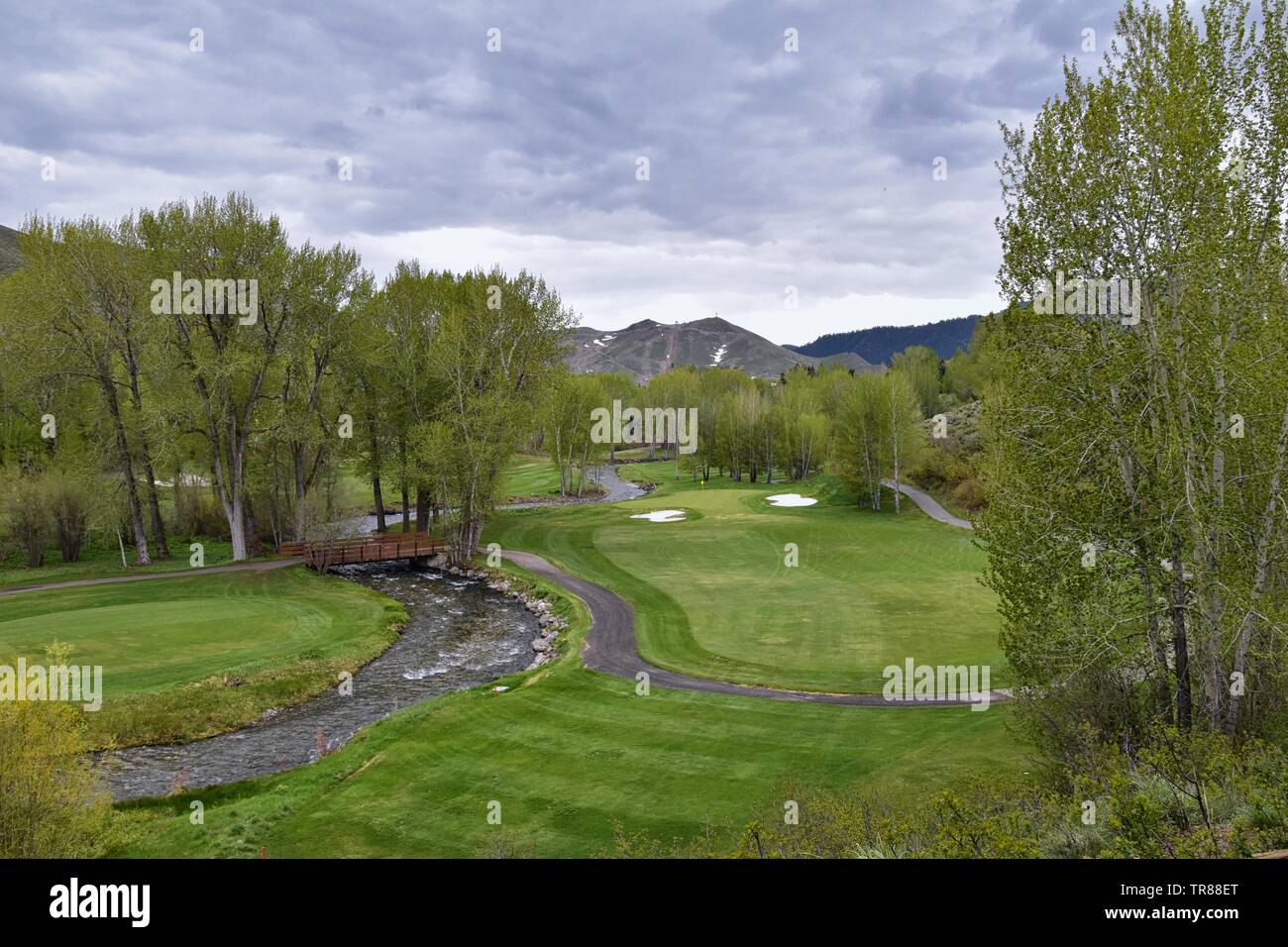 Sun Valley, Badger Canyon in Sawtooth Mountains National Forest ...