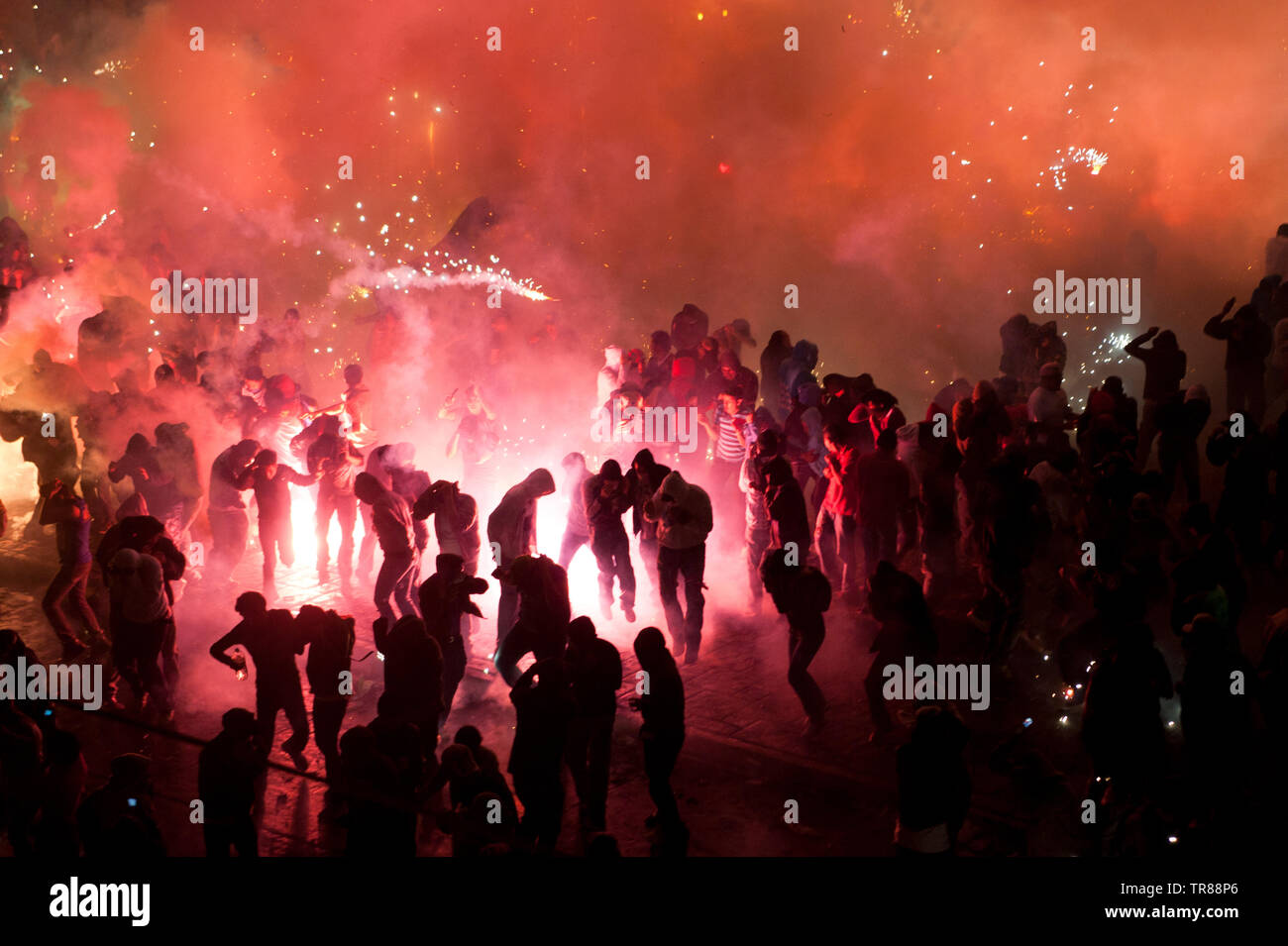 The "Toros" or bulls of Tultepec is a yearly tradition where the town ...