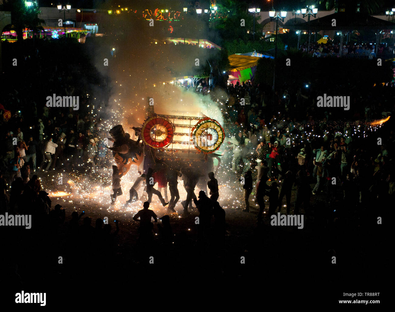 Mexican fireworks castle hi-res stock photography and images - Alamy