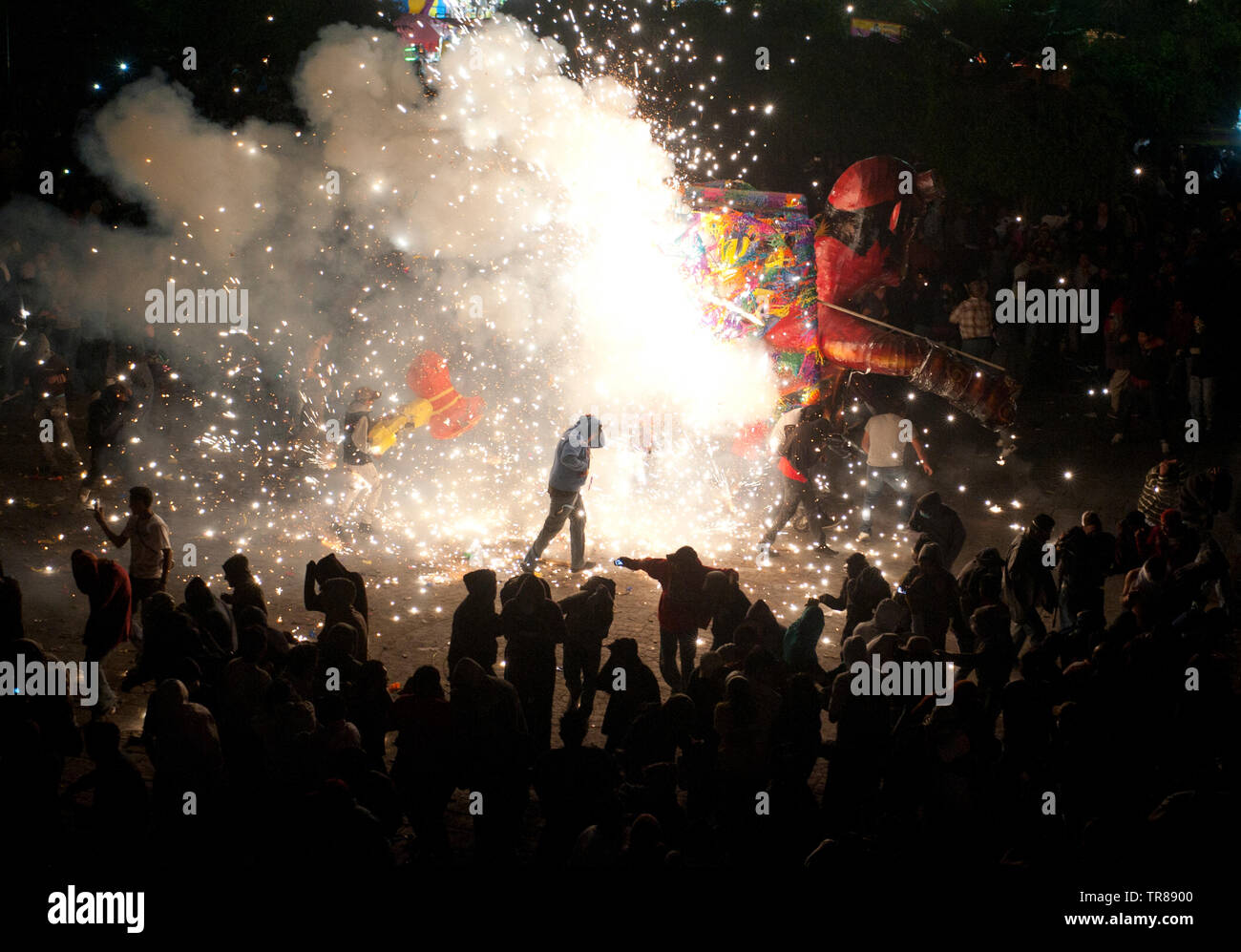 The "Toros" or bulls of Tultepec is a yearly tradition where the town ...