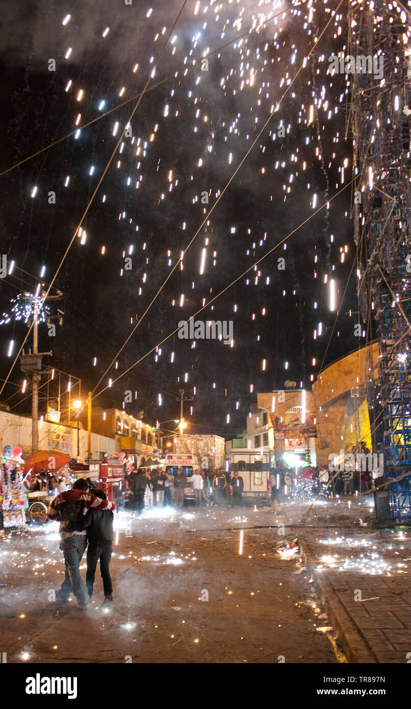 The "Castillos" or castles of Tultepec is a yearly tradition where the ...