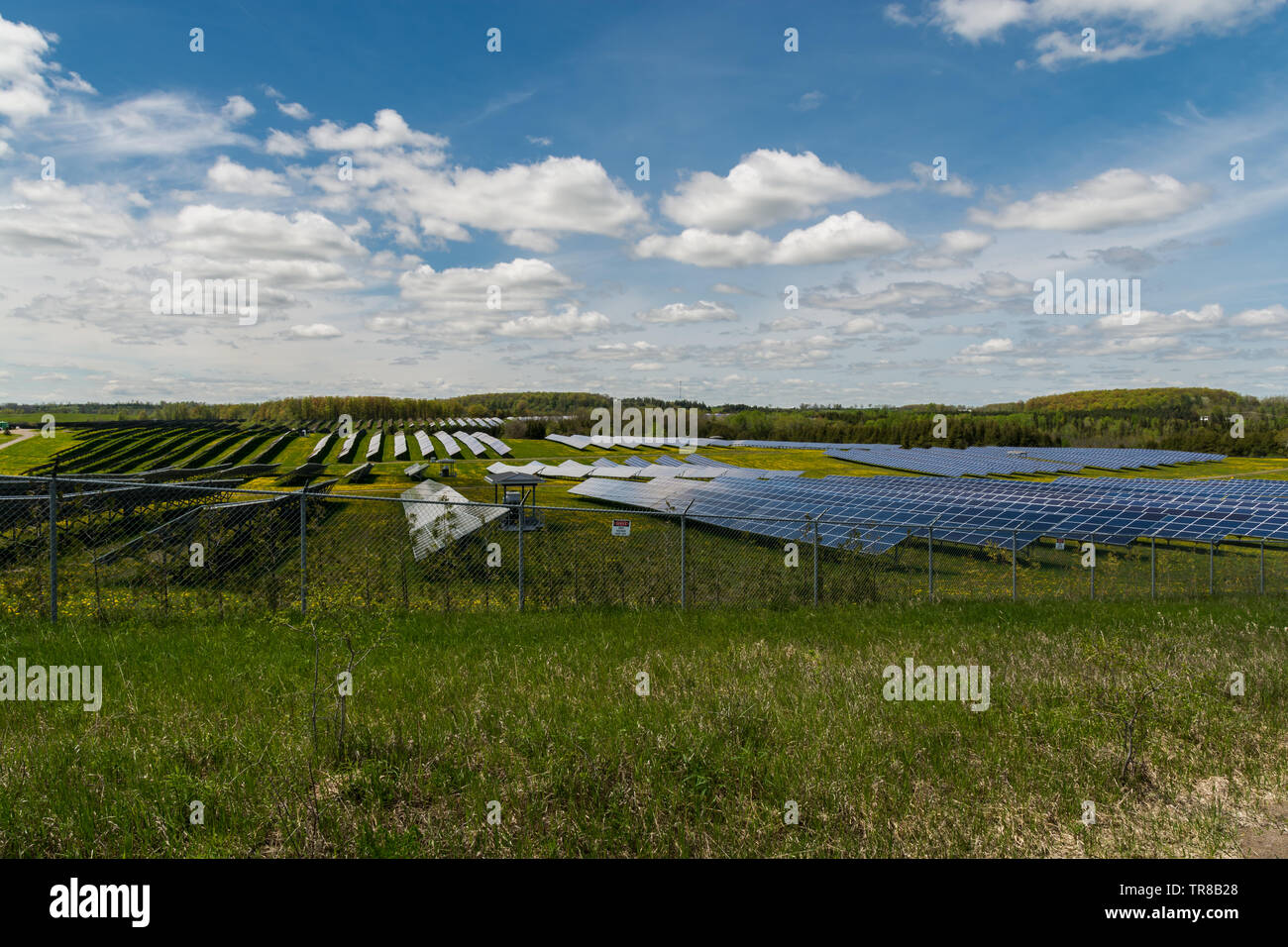 Solar pannels farm hi-res stock photography and images - Alamy