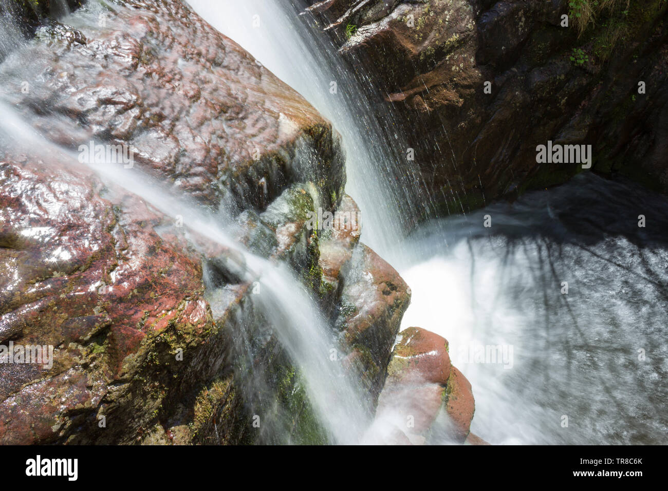 Top down view unique waterfall hi-res stock photography and images - Alamy