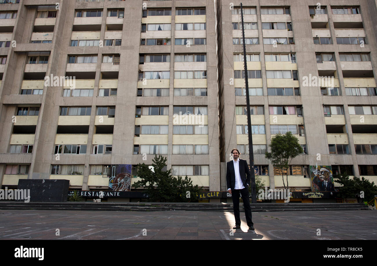 Mexican Film Director Carlos Bolado in Tlateloco, Mexico DF Stock Photo ...