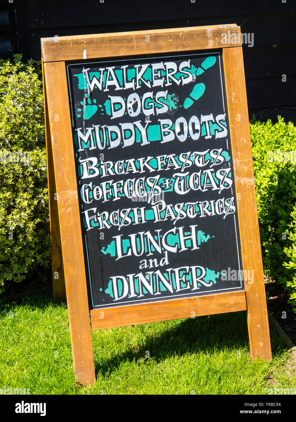 Pub Sign Saying Dog Walkers and Muddy Boots Welcome, The Stage and ...