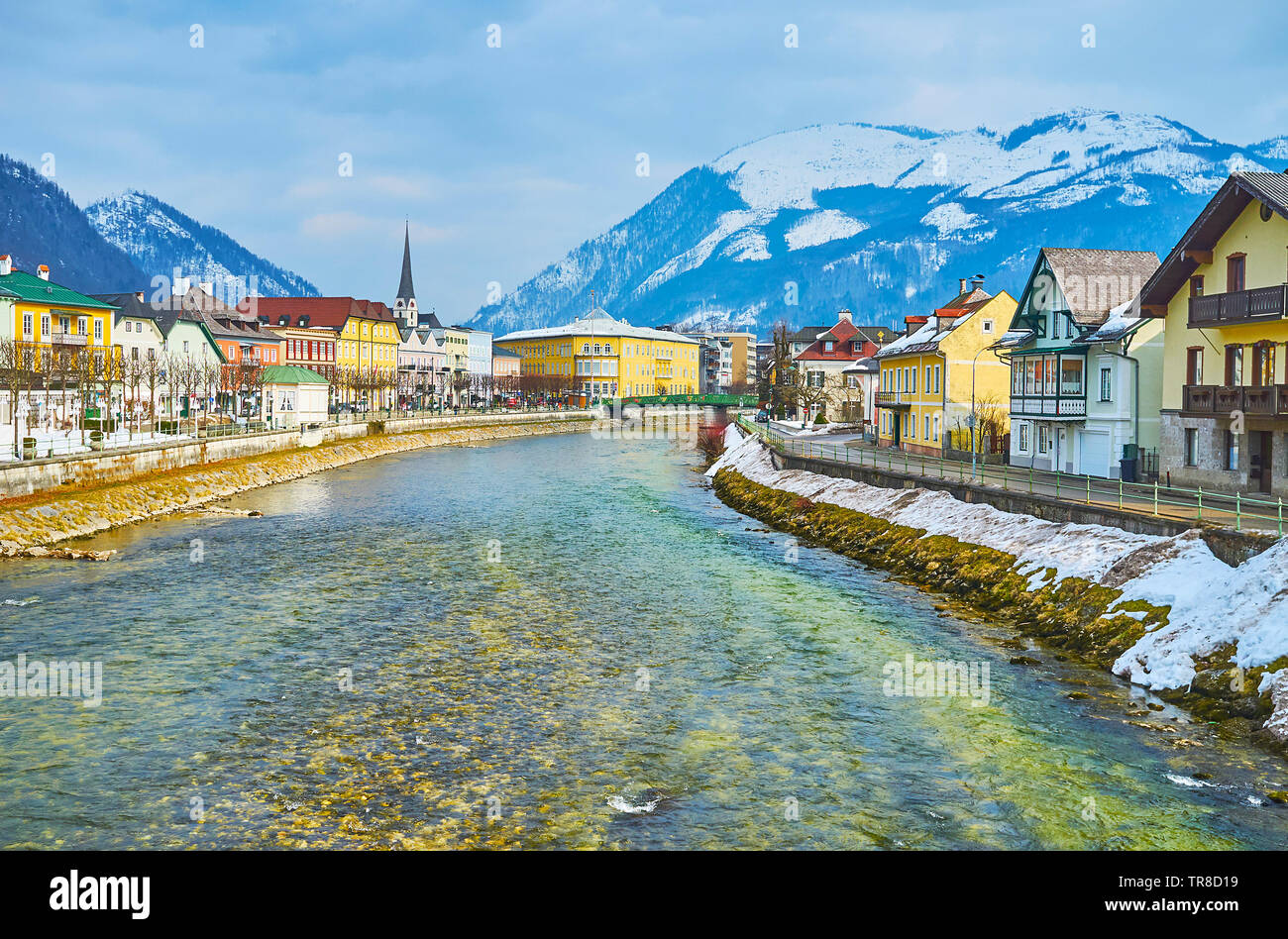 The old town stretches along the both banks of Traun river and boasts ...