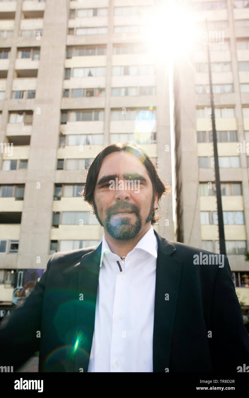 Mexican Film Director Carlos Bolado in Tlateloco, Mexico DF Stock Photo ...