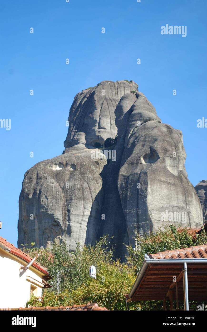 Meteora - rock formation in central Greece with six monasteries built ...