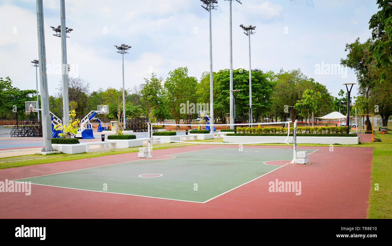 Sepak Takraw court sport outdoor for for playing sepak takraw ball or ...