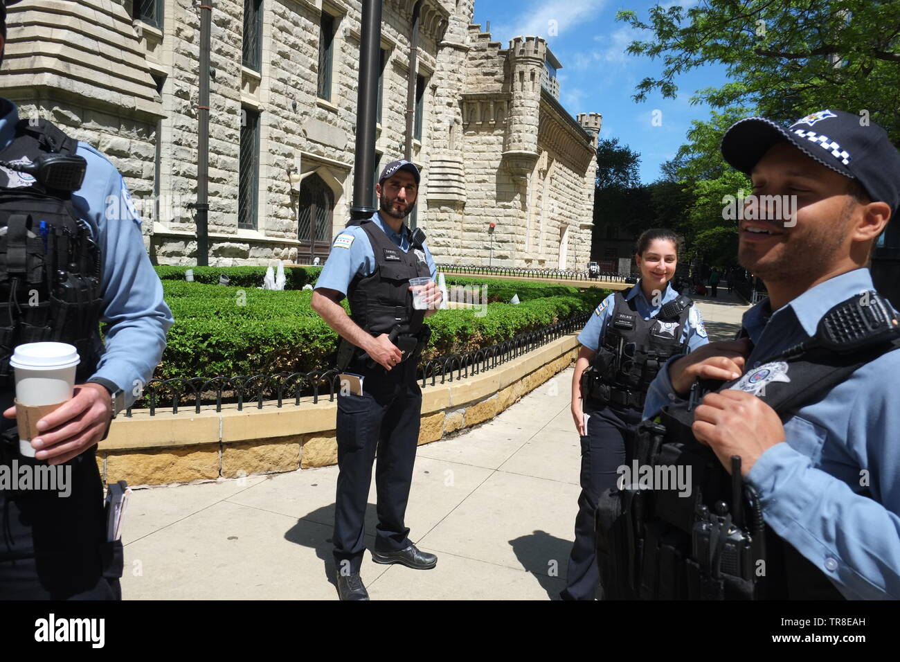 Chicago Police Department officers on patrol Stock Photo - Alamy
