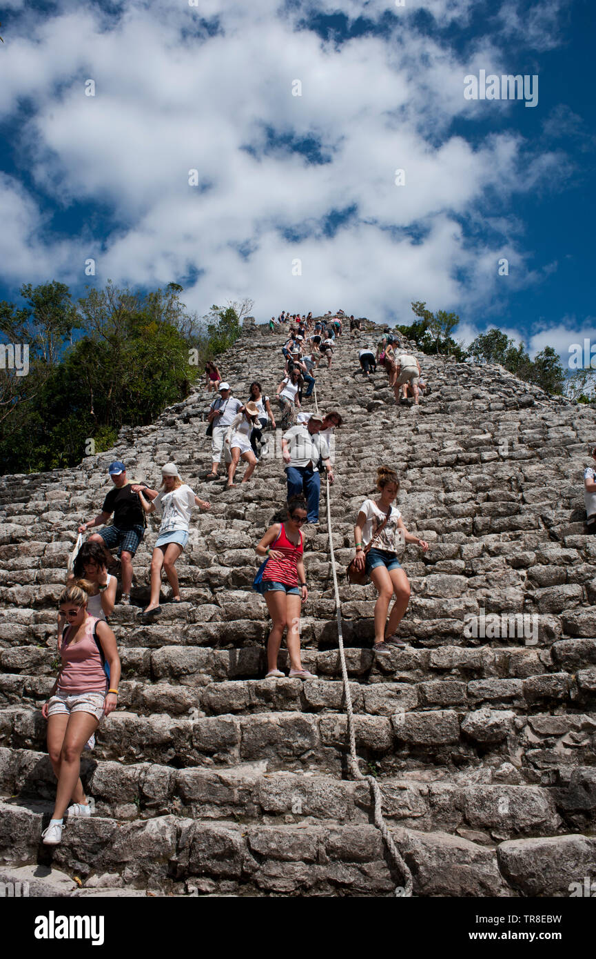 The Maya ruins of Coba, Quintana Roo, Mexico Stock Photo - Alamy