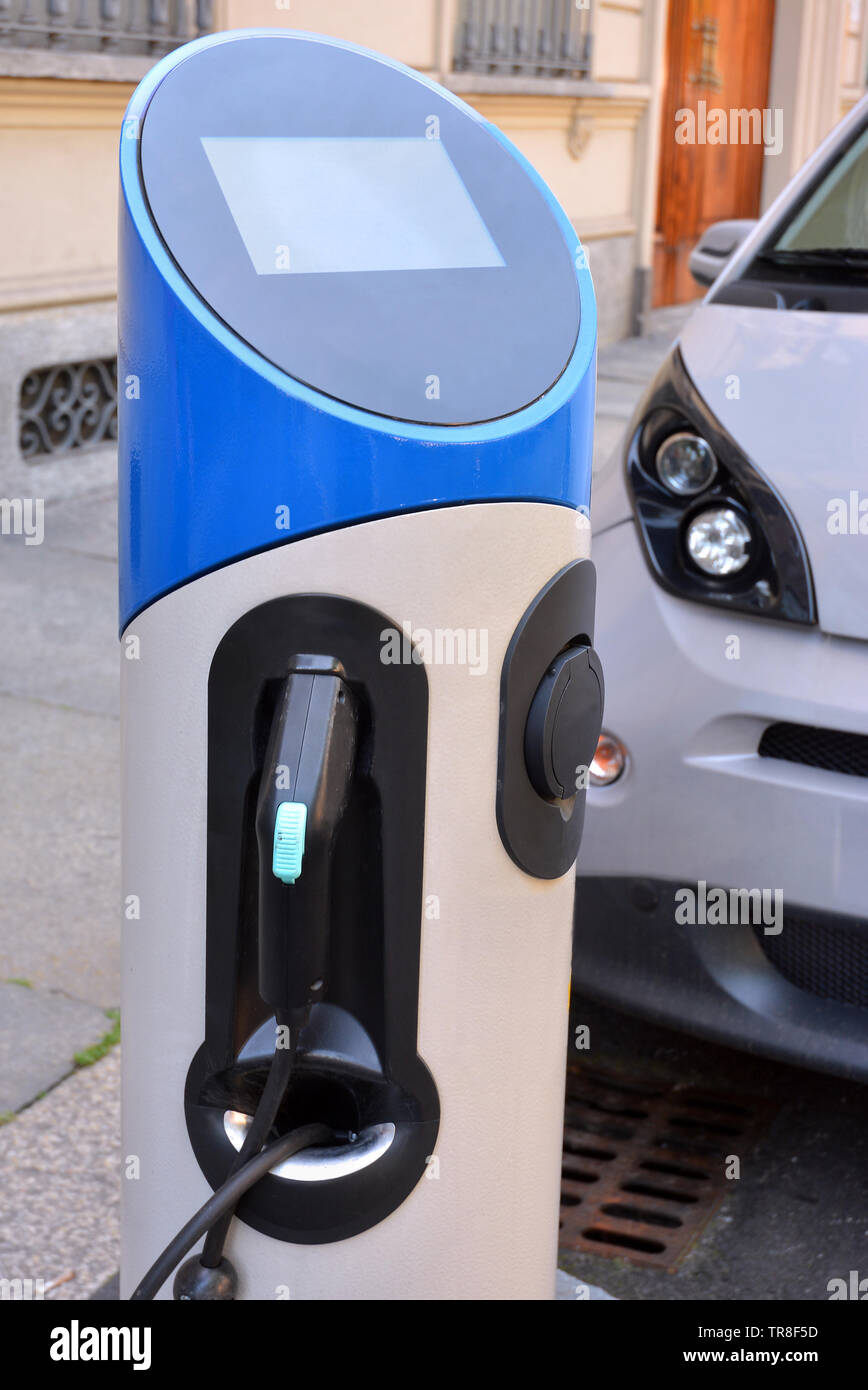Charging column for electric cars hi-res stock photography and images ...