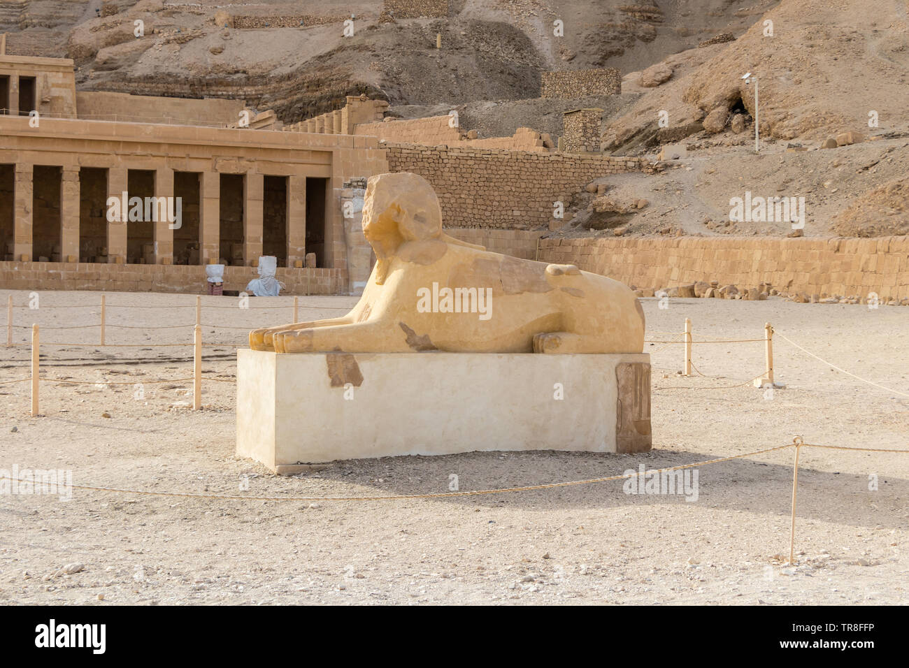 The Sphinx monument with the body of a lion and a pharaoh's head, Egypt ...