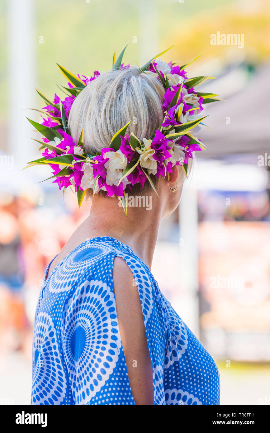 Cook islands flowers hi-res stock photography and images - Alamy